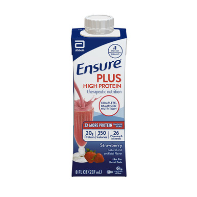 Oral Supplement Ensure® Plus High Protein Therapeutic Nutrition Shake ...