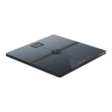 Smart Scale Withings Digital Display 440 lbs Black Battery Operated 4/BX