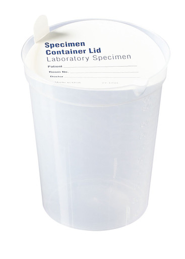Specimen Container with Pour Spout 180 mL (6 oz.) Without Closure ...