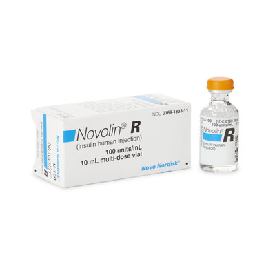Novolin® R Regular Human Insulin (rDNA Origin) 100 U / mL Injection 10 ...