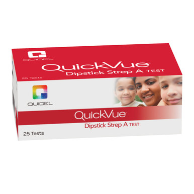 Respiratory Test Kit QuickVue® Strep A Test 50 Tests CLIA Waived 12/CS