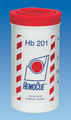 Hematology Reagent Microcuvette HemoCue® Hb 201 Hemoglobin (Hb) CLIA ...