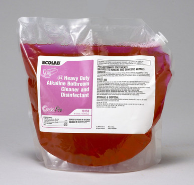 Ecolab® 66 Heavy Duty Alkaline Bathroom Surface Disinfectant Cleaner ...