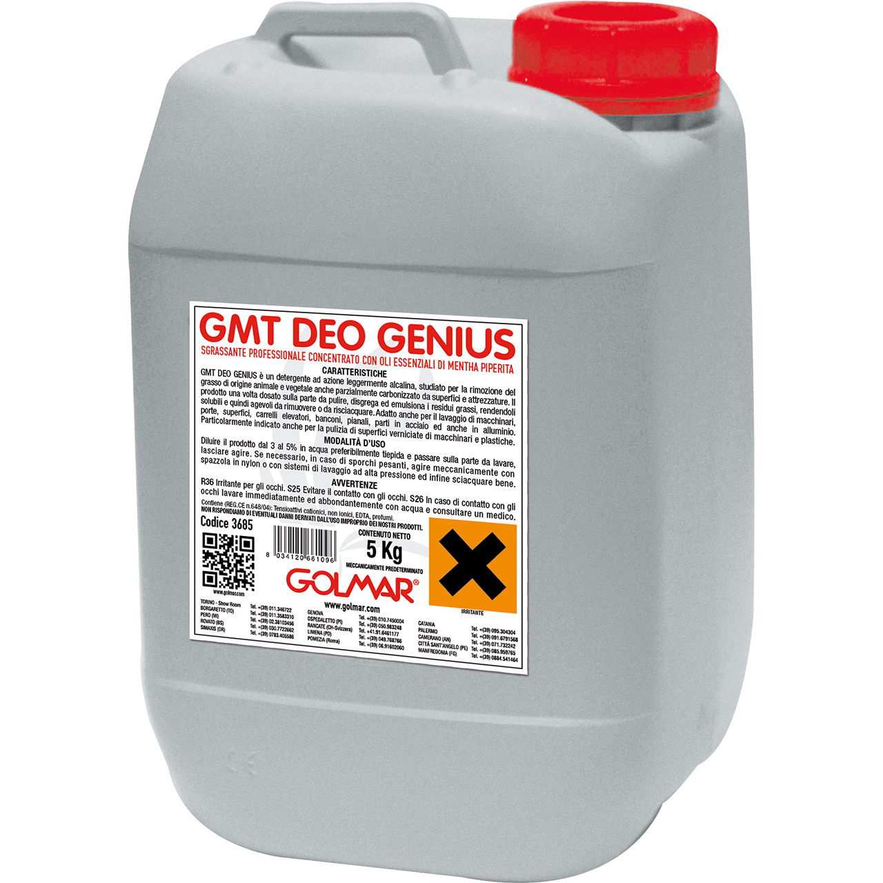 Detergente Sgrassatore GMT Deo Genius 5kg