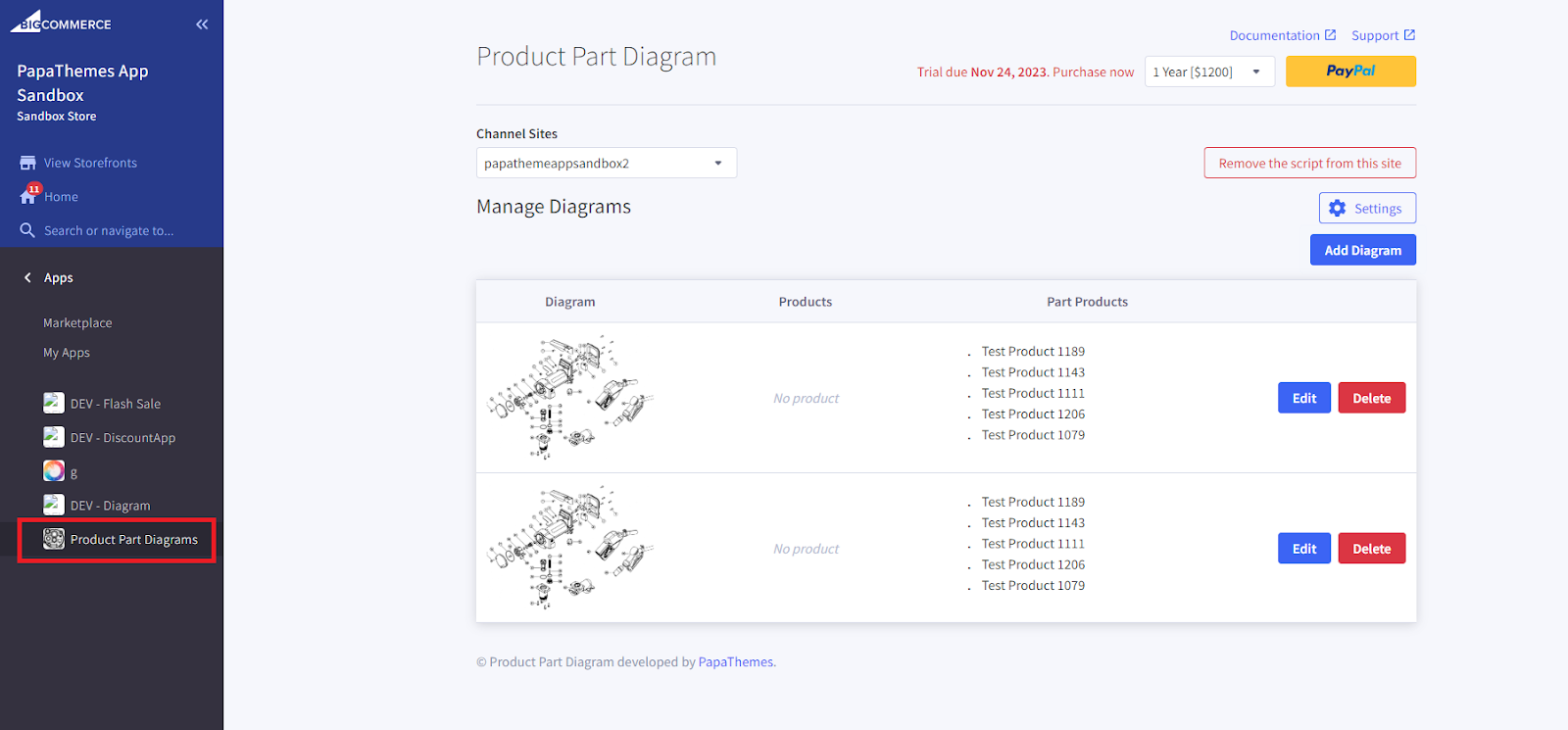 Product Part Diagram Guide