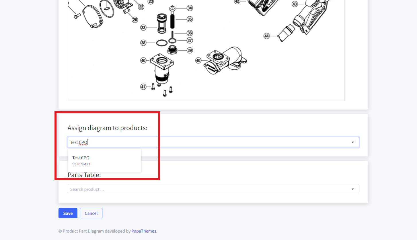 Product Part Diagram Guide