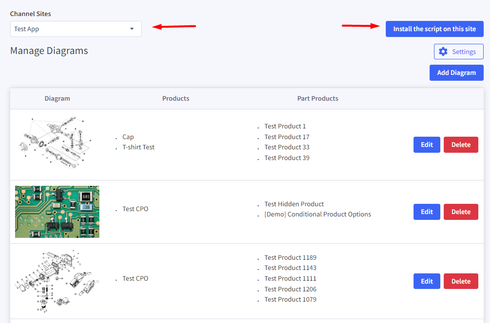 Product Part Diagram Guide