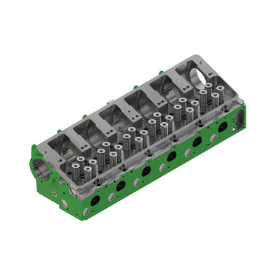 John Deere RE520563 Cylinder Head, Assembly with Valves A | RDO ...