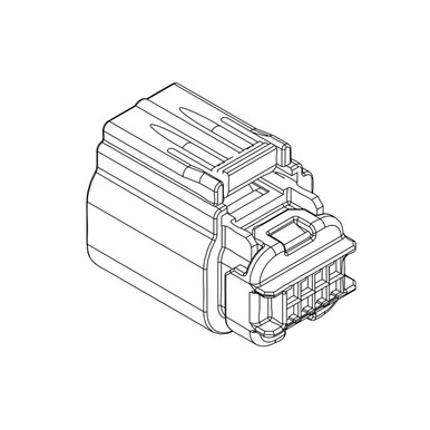 John Deere 57M15746 Conn Tyco Get.64 8W Fs Black Plastic | RDO ...