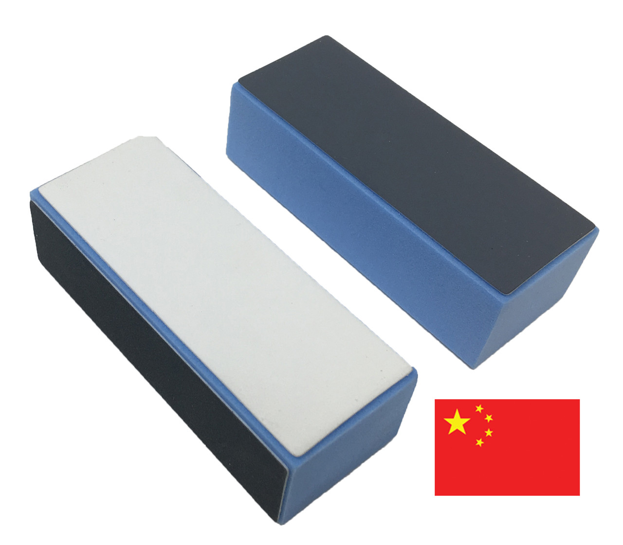 3 Way Blue Buffer Block: 320/600/3000 - Nailfiles.com