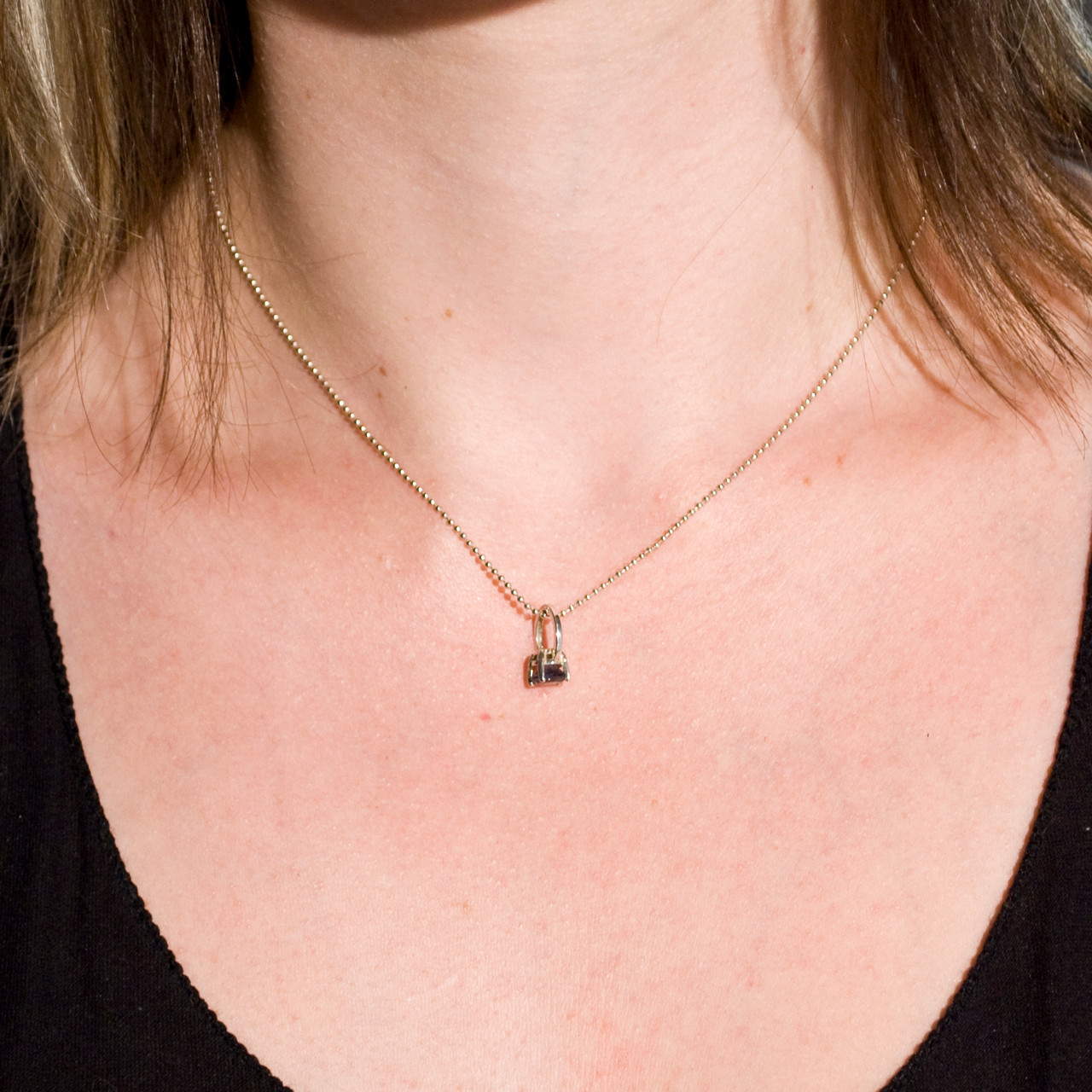 "Baby Bling" Ring Necklace - Janet Sterling Silver Design
