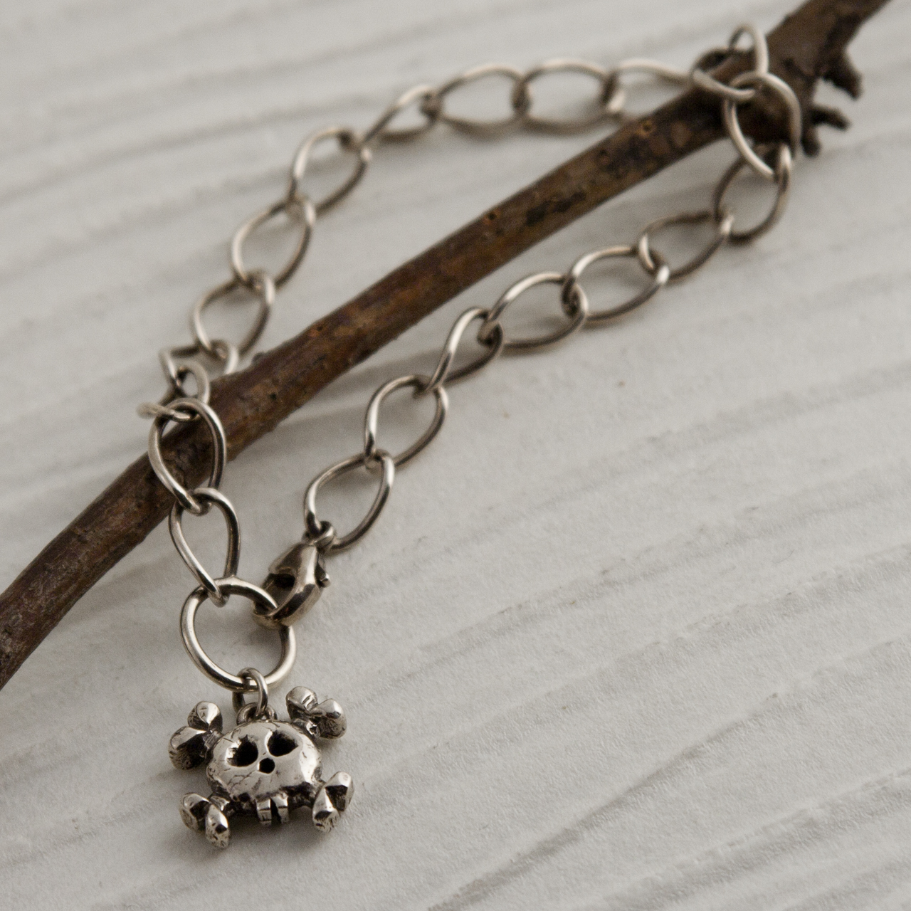 Mini Danger Bracelet - Janet Sterling Silver Design