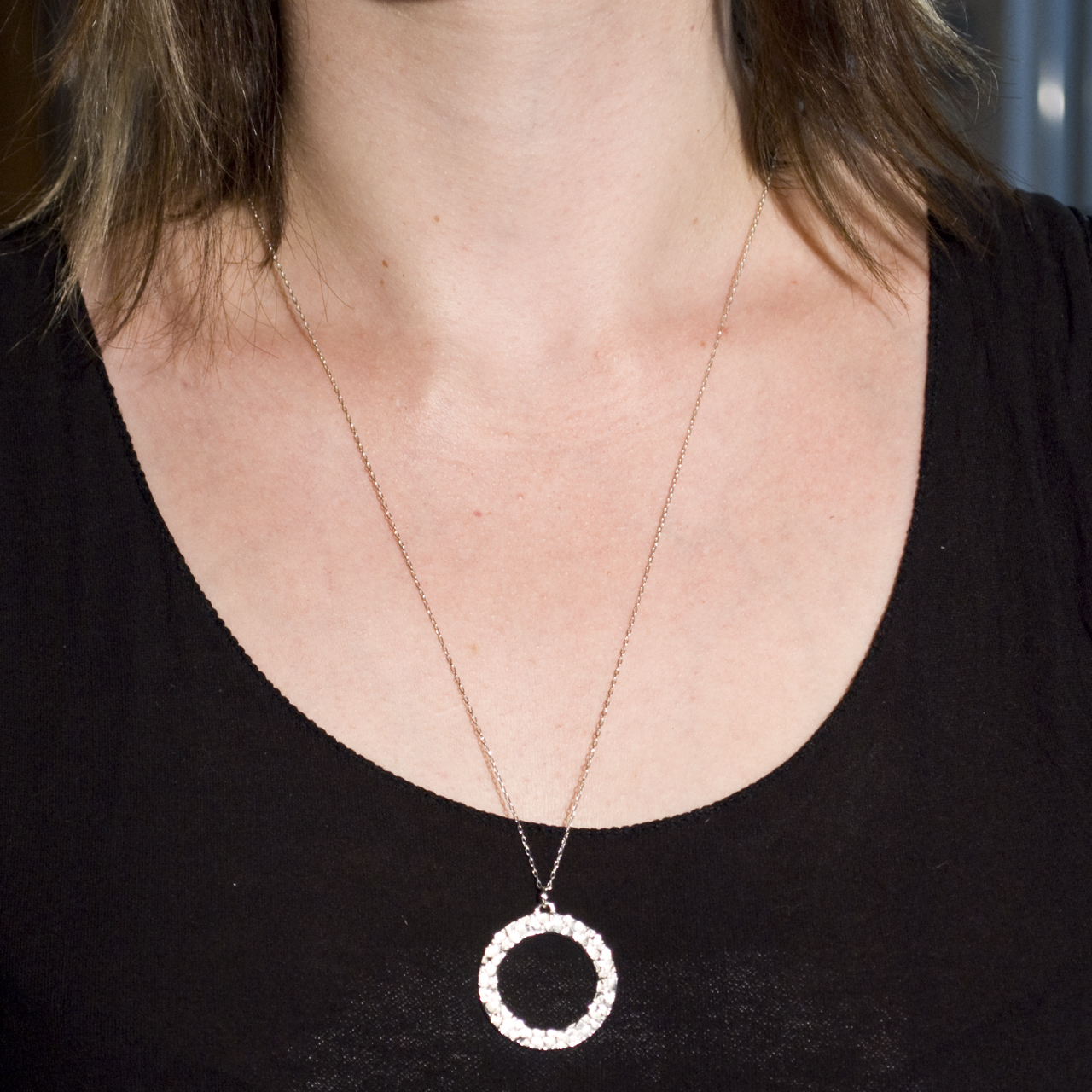 Ring of Prometheus Necklace - Janet Sterling Silver Design