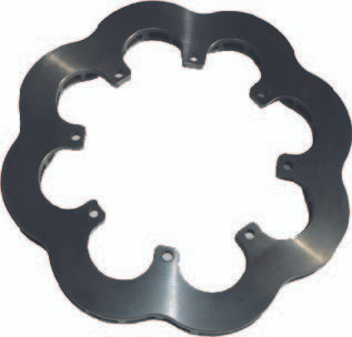 Inside/ Outside Cast Steel 25 Vane Scalloped Rotor - LRP
