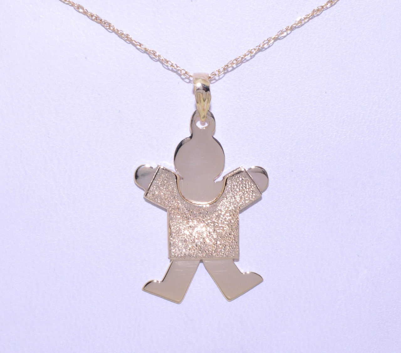 50001758 14k Yellow Gold Boy Charm - Shin Brothers Jewelers Inc.