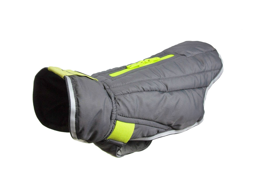 RC Pets Nimbus Puffer Coat - Graphite / Lime - Chaar