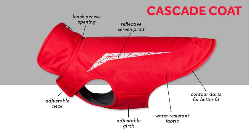 RCPets Pink Cascade Dog Coat - Chaar