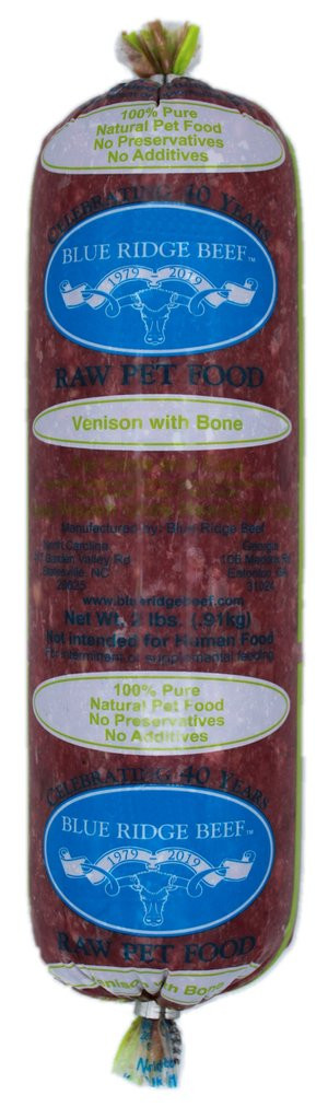 Blue Ridge Beef Frozen Venison with Bone Chub - Chaar