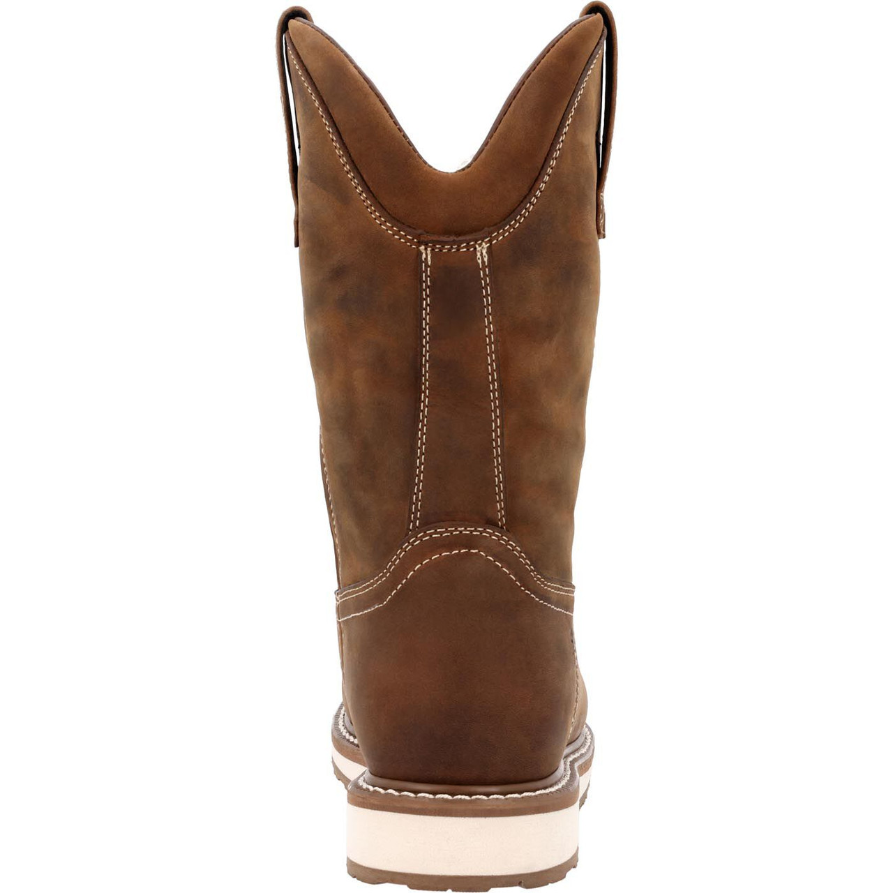 Durango Men's Maverick WXP Western Wedge Work Boot - Timber Tan - Chaar