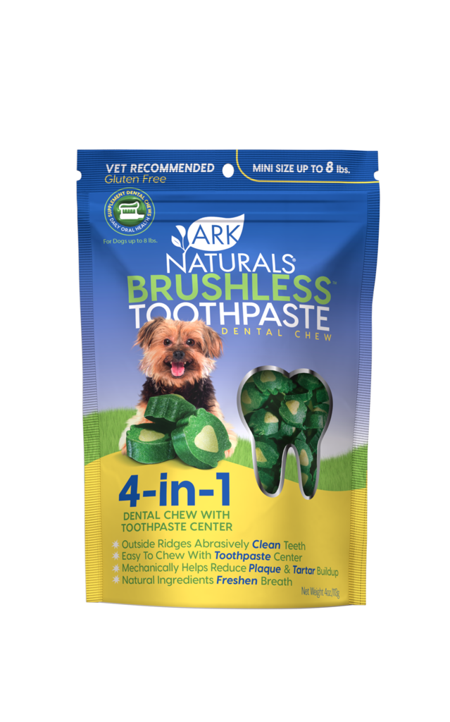 Ark Naturals Brushless Toothpaste Dental Chew - Mini - Chaar