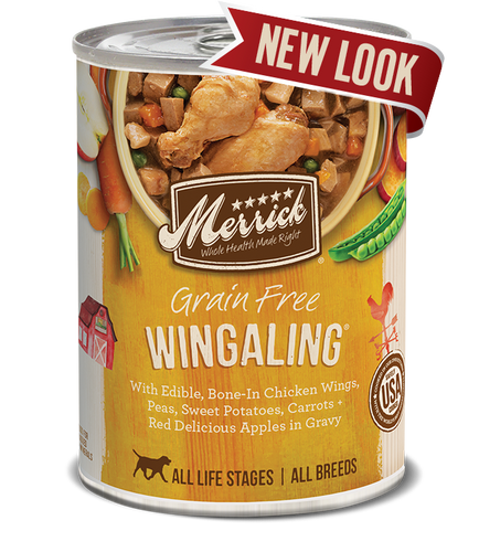 Merrick Wing-a-ling Dog Food 12.7 oz - Chaar