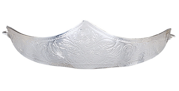M & F Hand Engraved Silver Toe Cap - Chaar