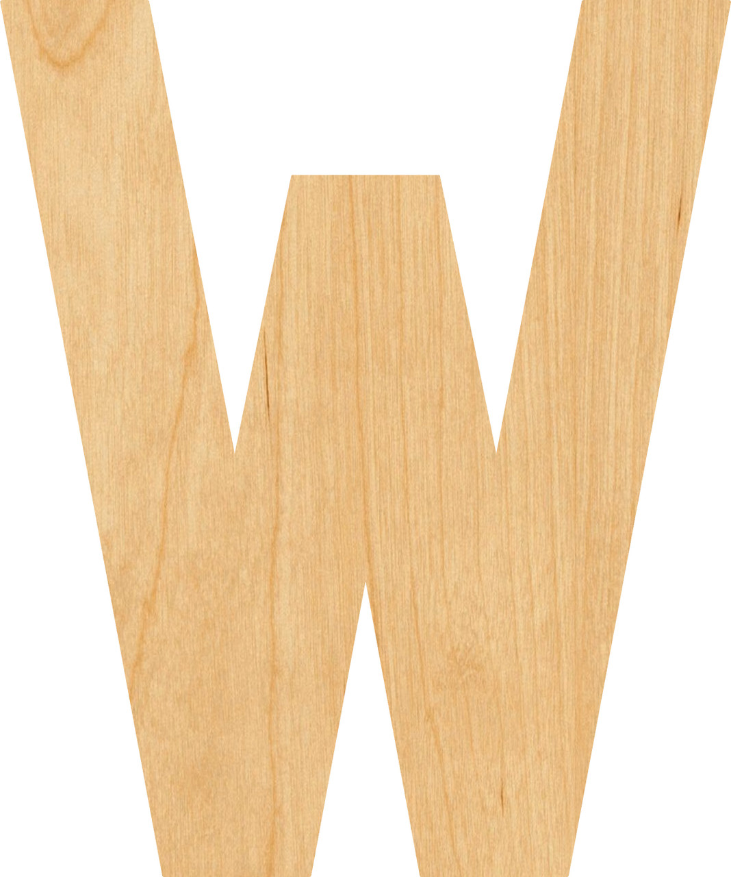 Letter W - Laser Wood Shapes