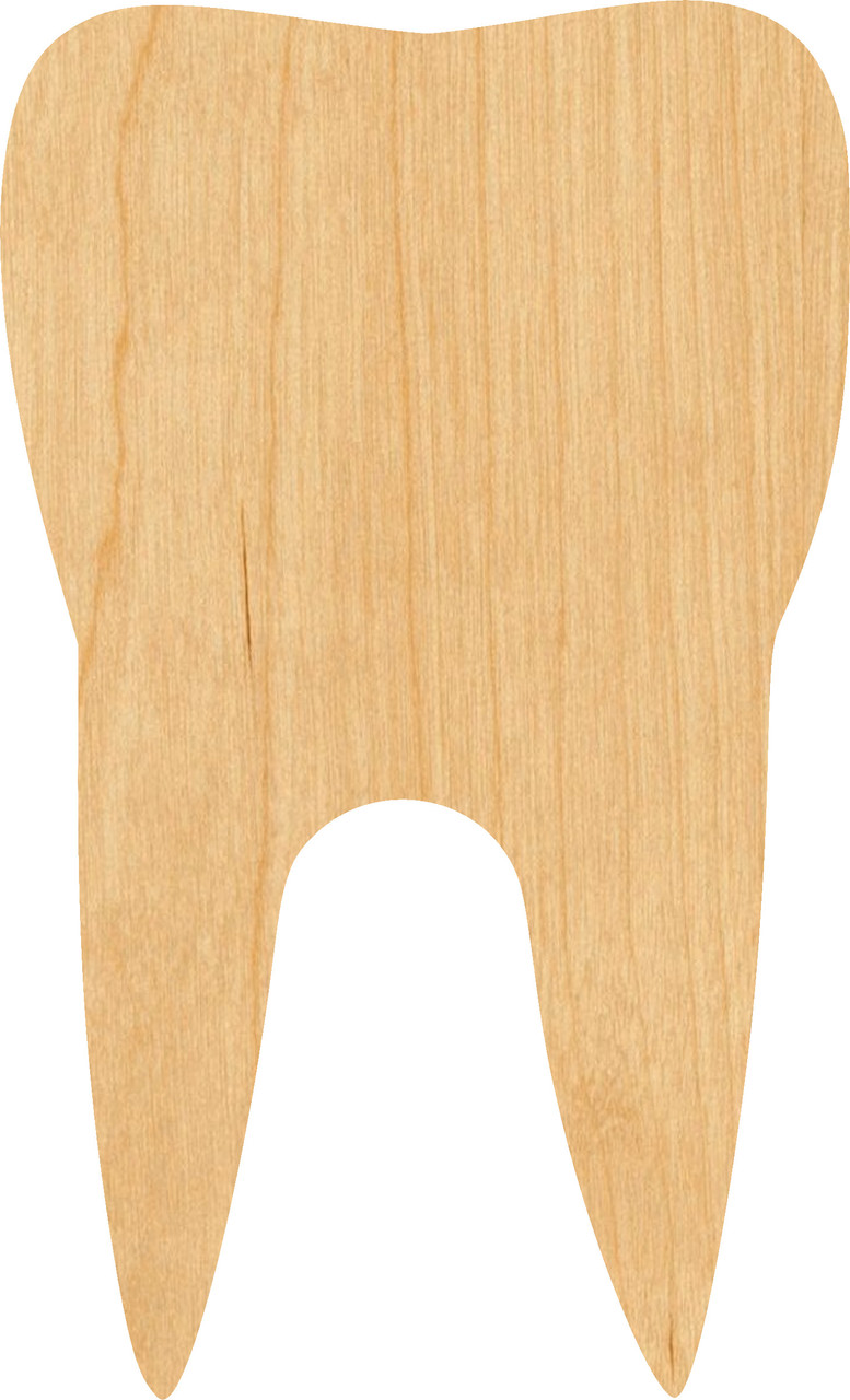 Tooth - Laser Wood Shapes