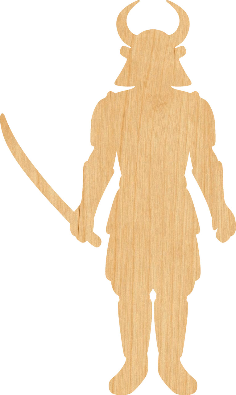 Samurai - Laser Wood Shapes
