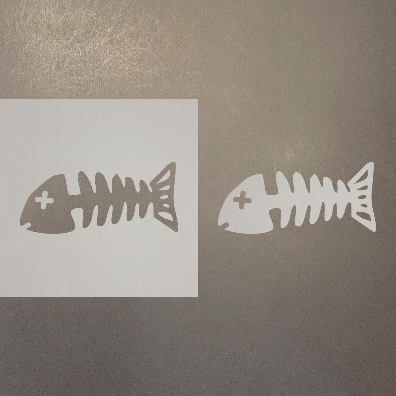 Fish Skeleton Stencils