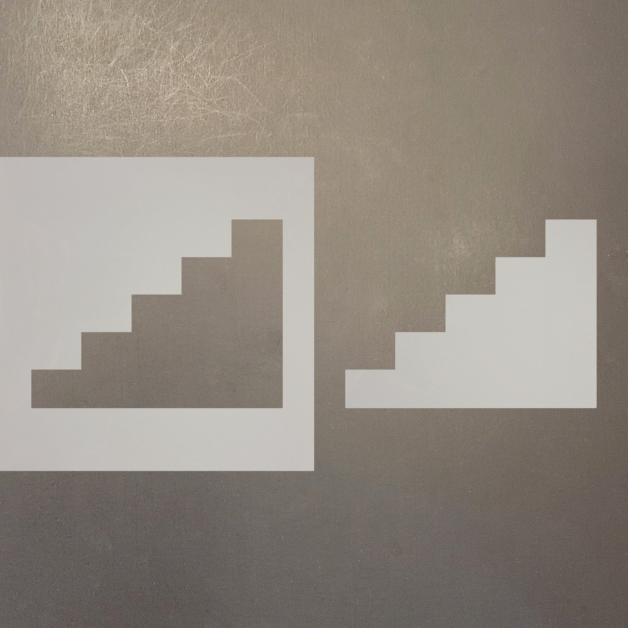 Steps Reusable Mylar Stencils - Laser Wood Shapes