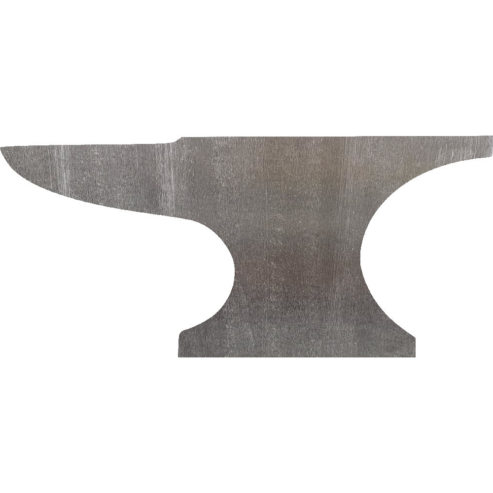 Anvil 1 Steel Cut Out Metal Art Decoration - Laser Wood Shapes