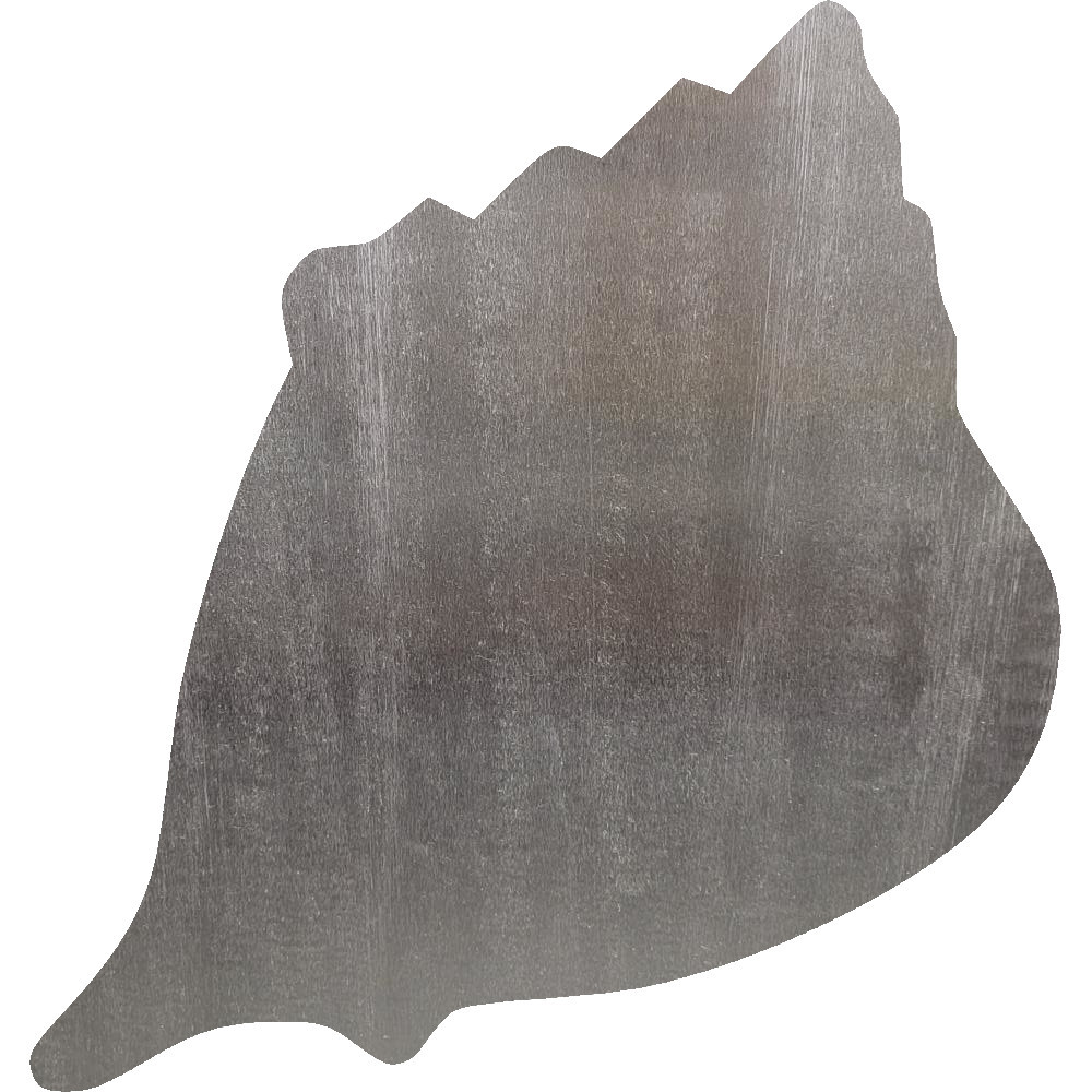 Seashell 1 Steel Cut Out Metal Art Decoration - Laser Wood Shapes