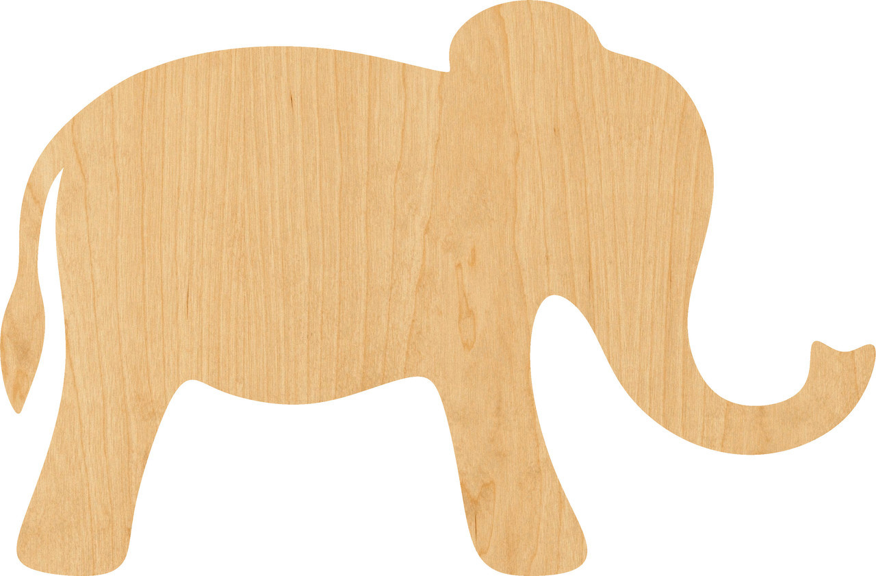 Simple Elephant Stencil