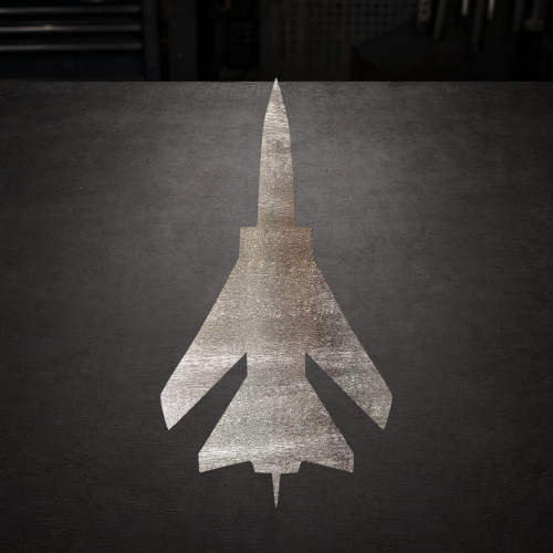 Jet Fighter 1 Steel Cutout Shape | Metal Art
