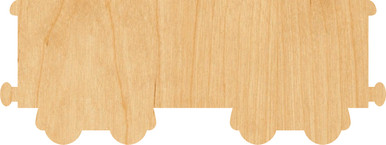 Boxcar - Laser Wood Shapes