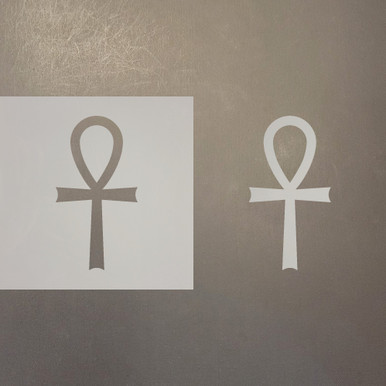 Ankh Reusable Mylar Stencils - Laser Wood Shapes
