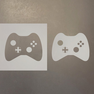 Game Controller Reusable Mylar Stencils - Laser Wood Shapes