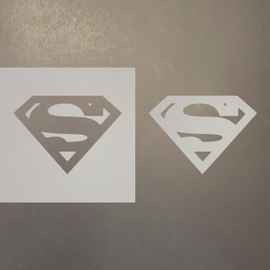 Superman Reusable Mylar Stencils - Laser Wood Shapes