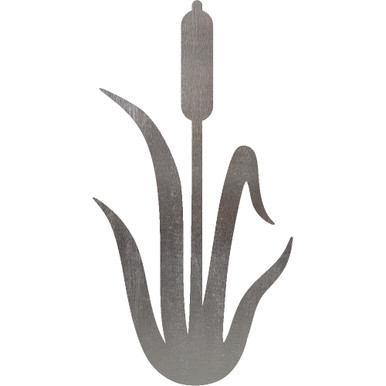 Cattail Steel Cut Out Metal Art Decoration - Laser Wood Shapes