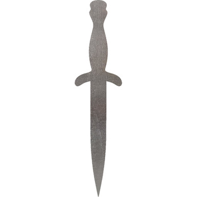 Dagger Steel Cut Out Metal Art Decoration - Laser Wood Shapes
