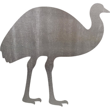 Emu Steel Cut Out Metal Art Decoration - Laser Wood Shapes