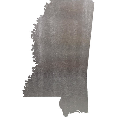 Mississippi Steel Cut Out Metal Art Decoration - Laser Wood Shapes