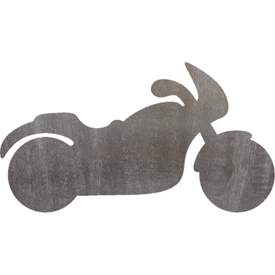Motorcycle Steel Cut Out Metal Art Decoration - Laser Wood Shapes
