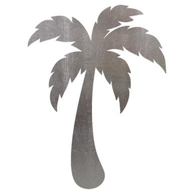 Palm Tree Steel Cut Out Metal Art Decoration - Laser Wood Shapes