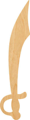 Cutlass #0352 - Laser Wood Shapes
