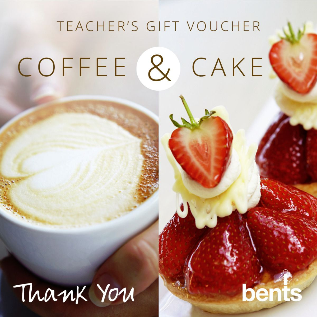 Teacher Gift Voucher - Coffee and Cake