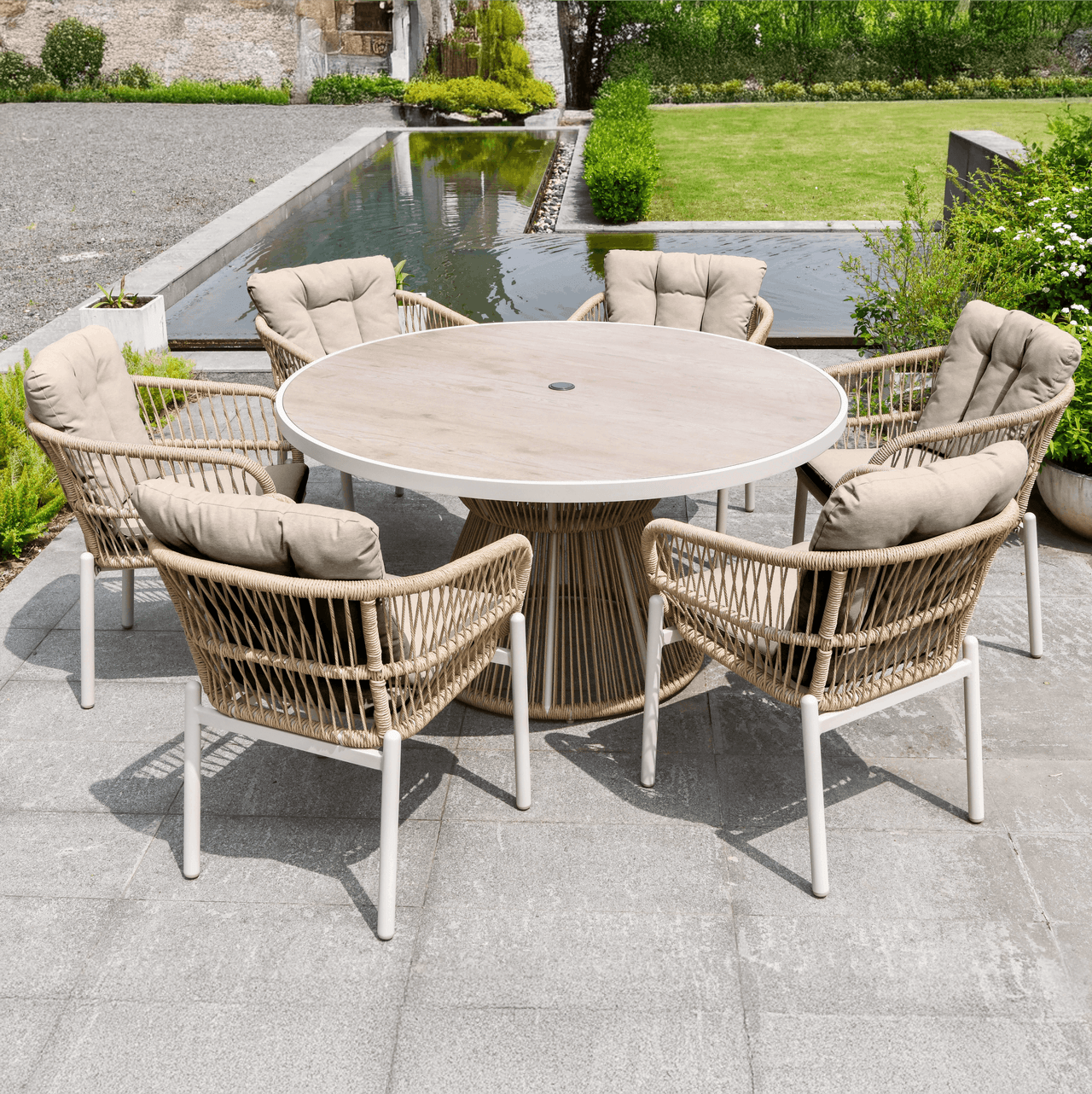 Pacific Lifestyle Martic 6 Seat Outdoor Dining Set