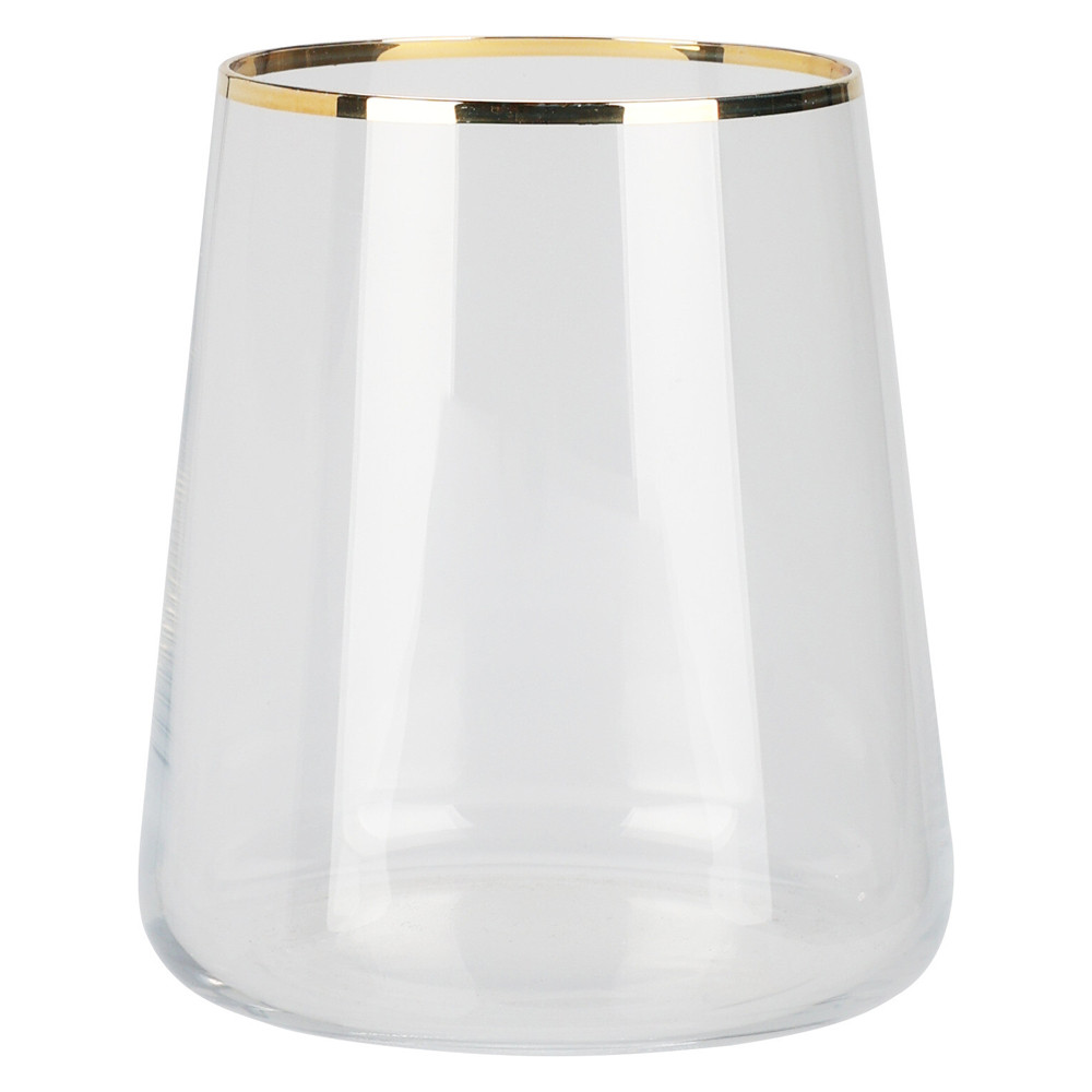 Gold Rim Glass - 380ml