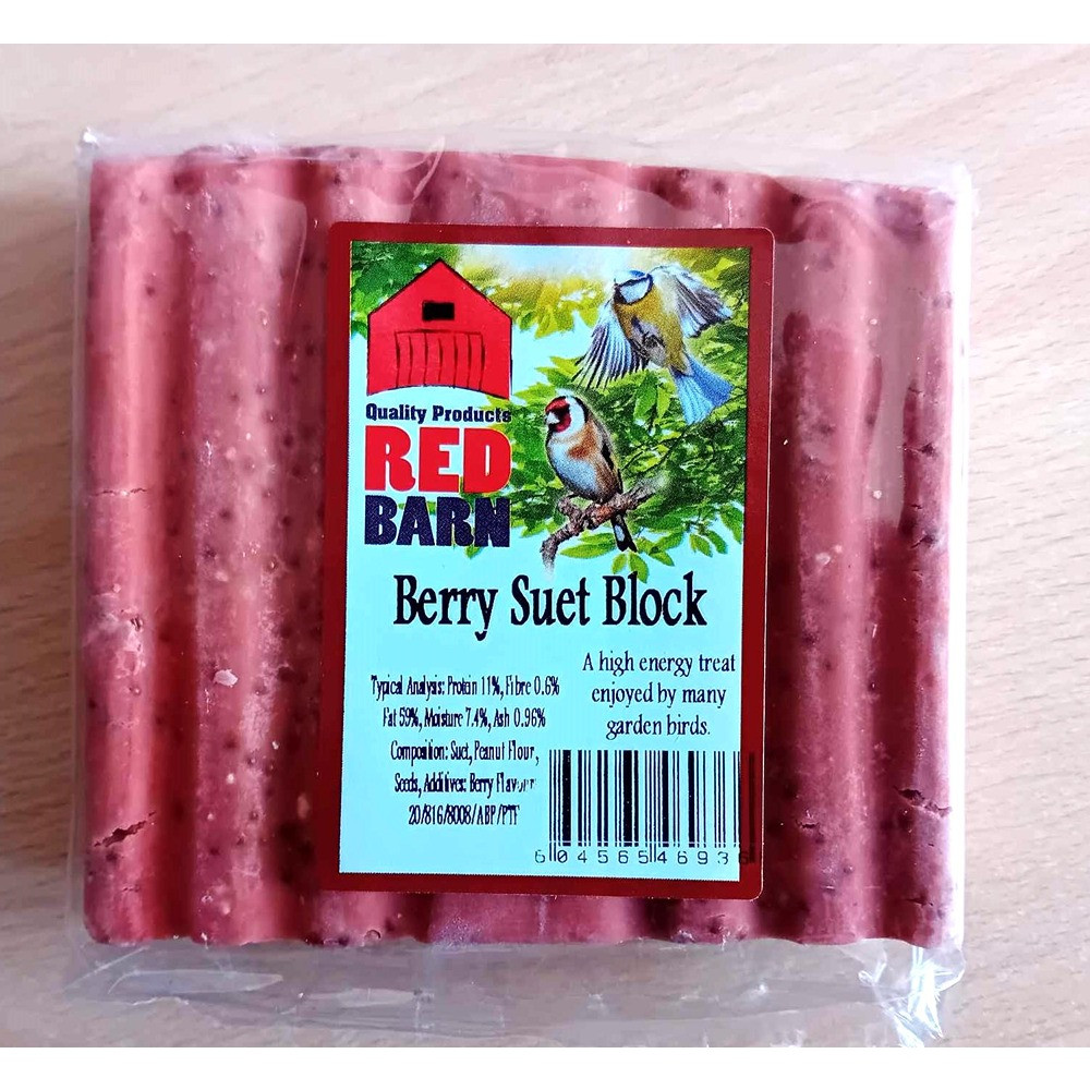 Red Barn Bird Food - Suet Block Berry